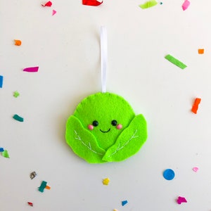 Brussels Sprout Decoration, Fun Festive Decor, Felt Christmas Tree ...
