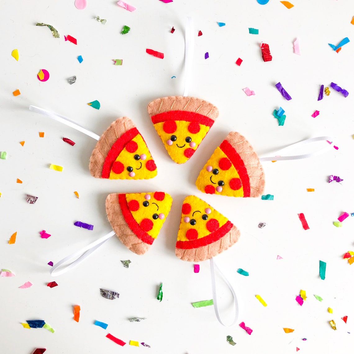 Cute Pizza Decoration Hanging Decoration Kawaii Festive - Etsy UK