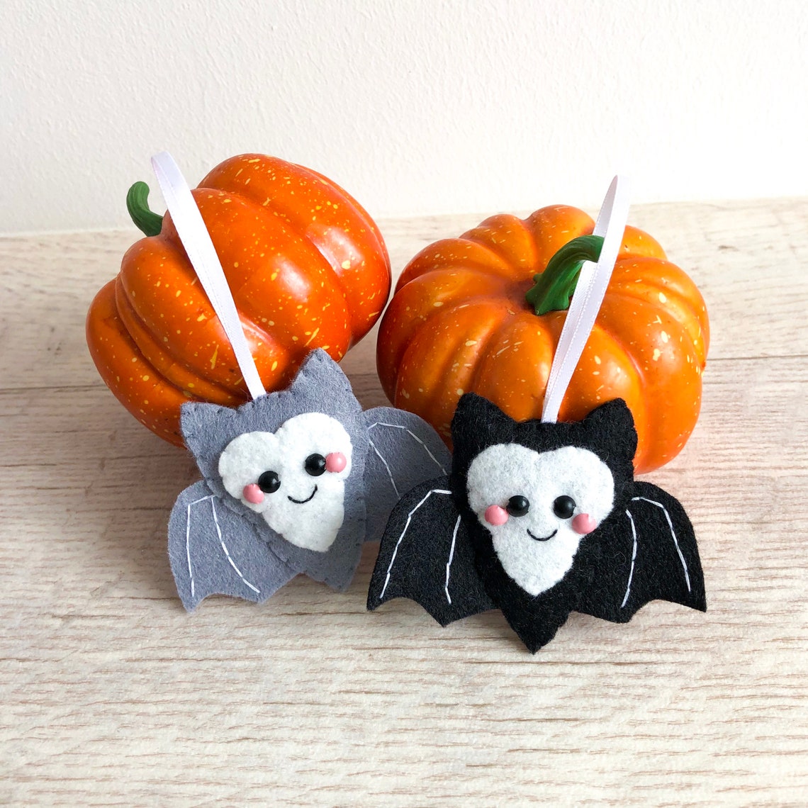 Felt Bat Tree Decoration Hanging Bats Decoration Spooky Cute | Etsy