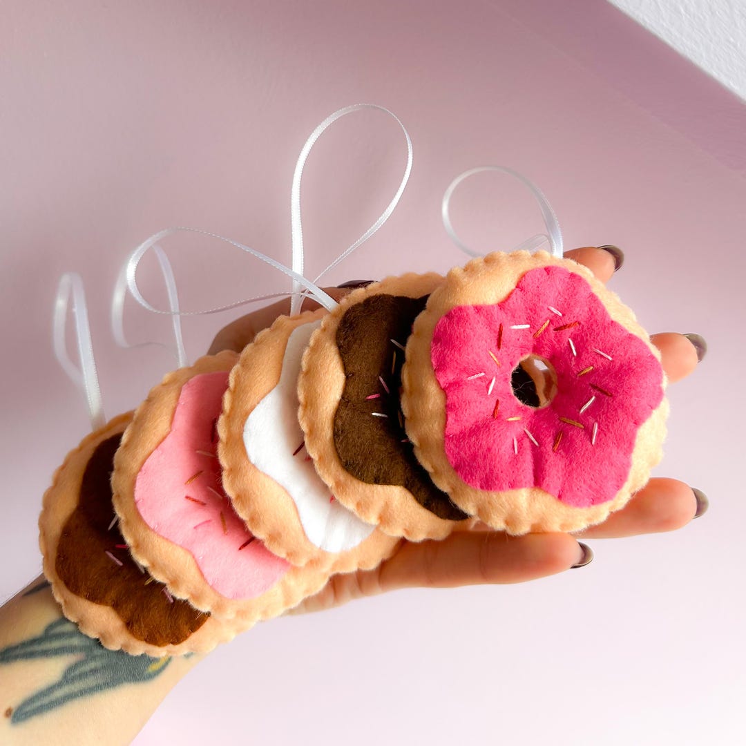 Chocolate Donut Decorations | Doughnut Hanging Decoration, Fun Food ...