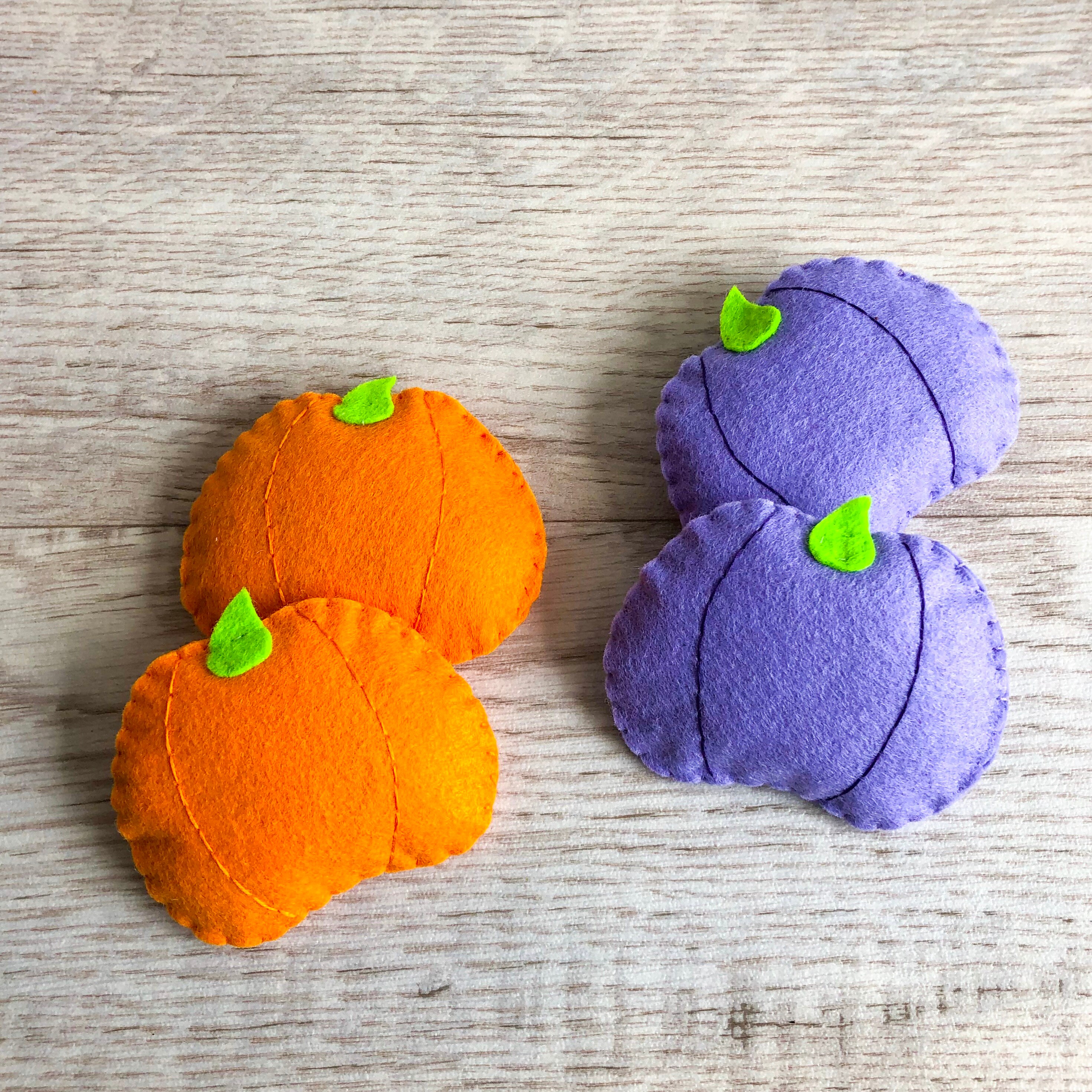 Pumpkin Felt Cat Toy halloween cat toy organic catnip vegan | Etsy
