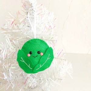 Brussels Sprout Decoration, Fun Festive Decor, Felt Christmas Tree ...