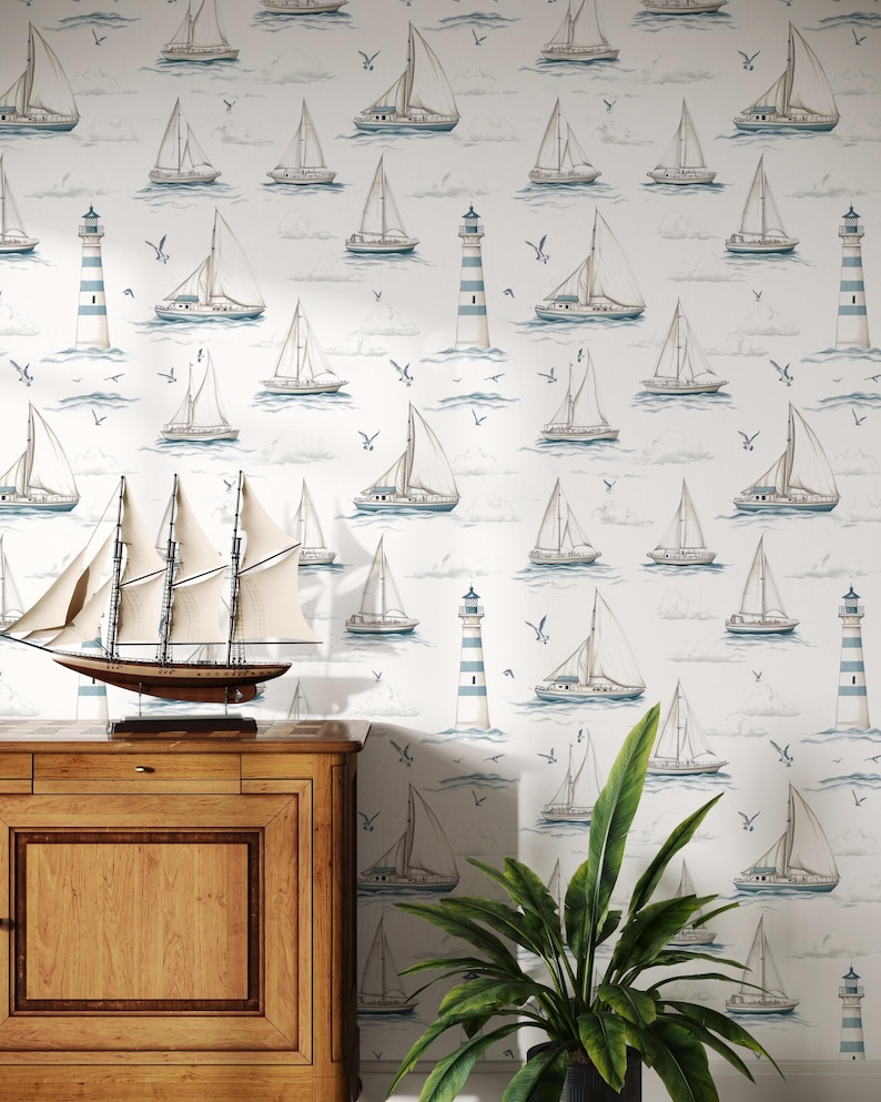 Nautical Peel And Stick Wallpaper