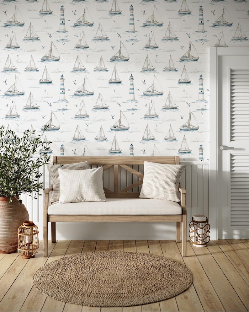 Nautical Peel And Stick Wallpaper