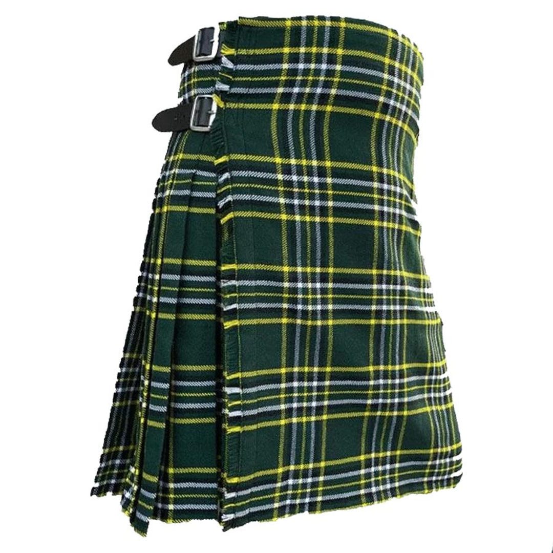 Clan Dark Irish Tartan Kilt-handmade Scottish Tartan Kilts - Etsy