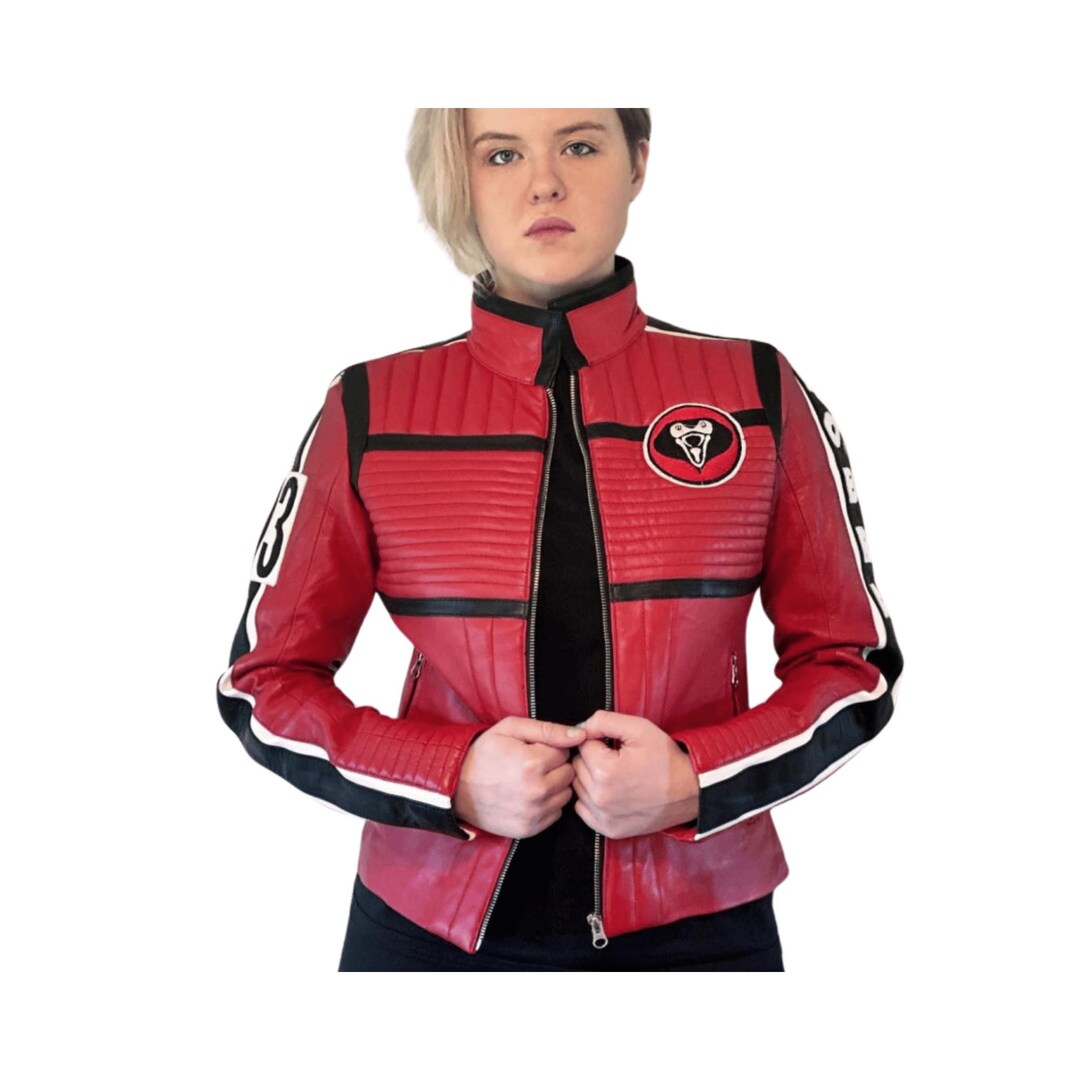 Kobra Kid Red Leather Jacket | My Chemical Romance Inspired | Women's ...