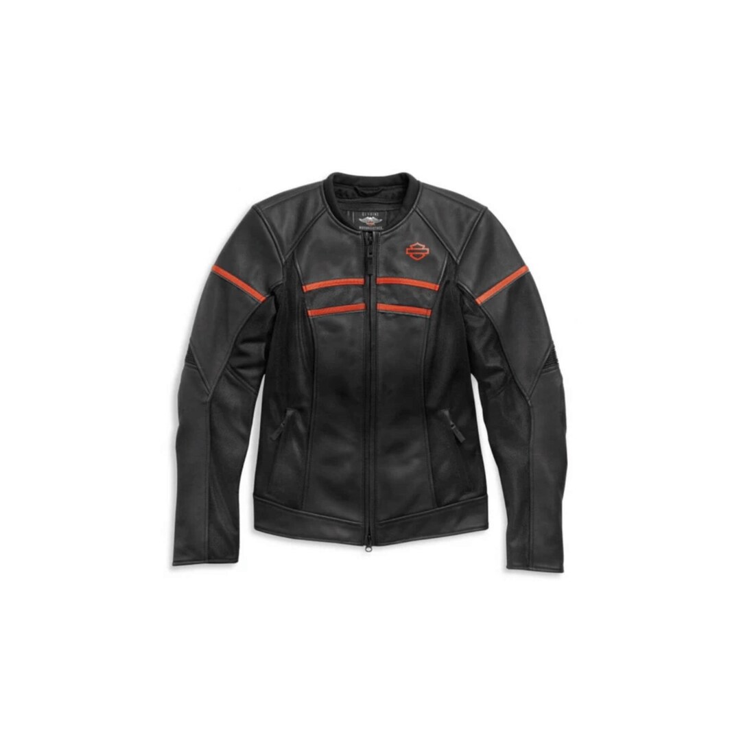 Harley-davidson Women's Leather Brawler Jacket - Miss Enthusiast ...