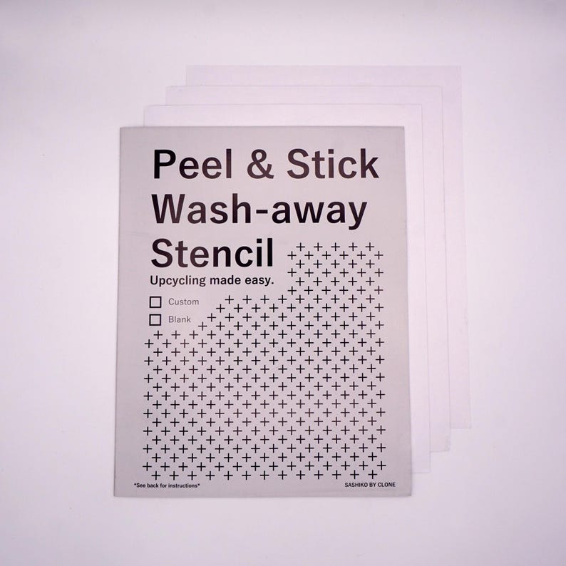 Blank Wash-away Stencil - Etsy