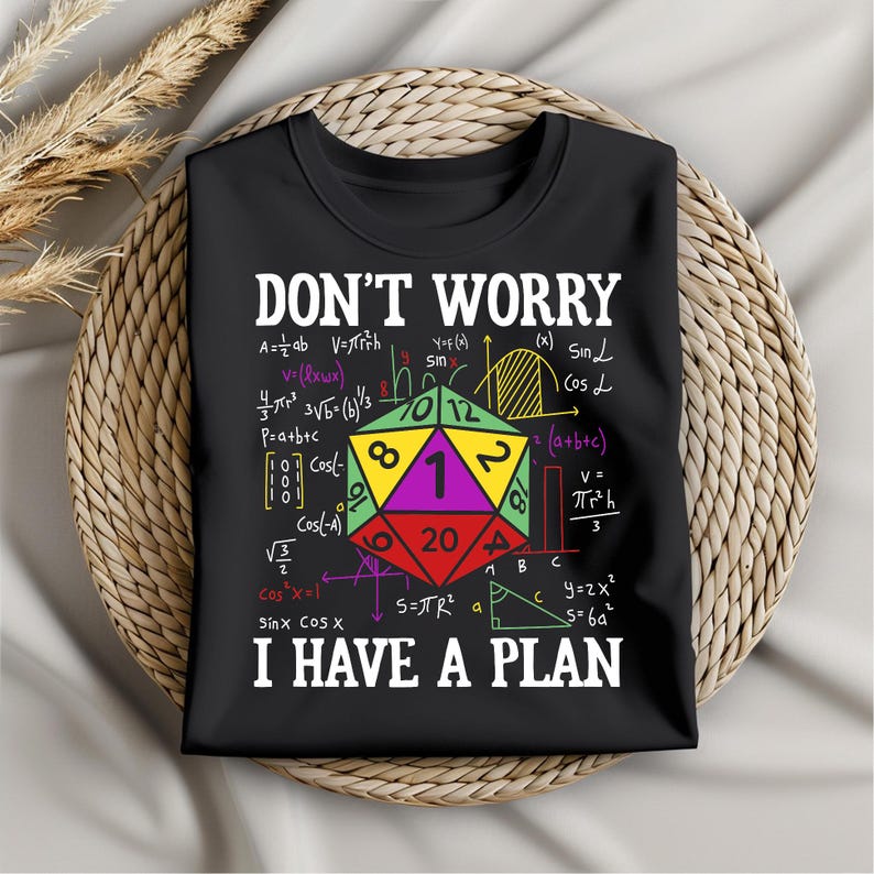 D20 Dice I Have a Plan SVG PNG, Funny RPG Dnd Graphic (digital Files ...