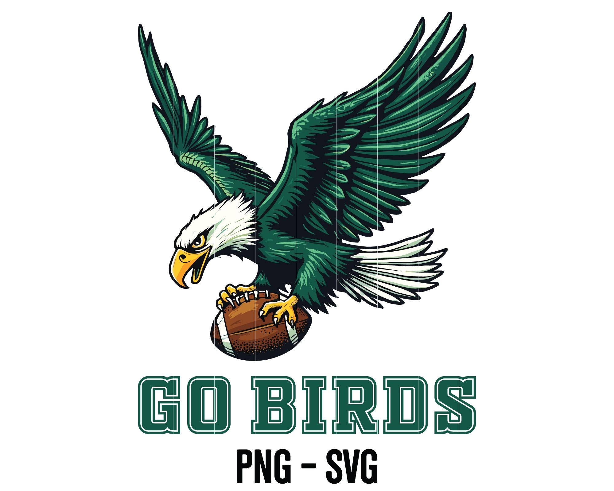 Go Birds Svg, Eagles Svg, Sundays for the Bird, Philadelphia Football ...