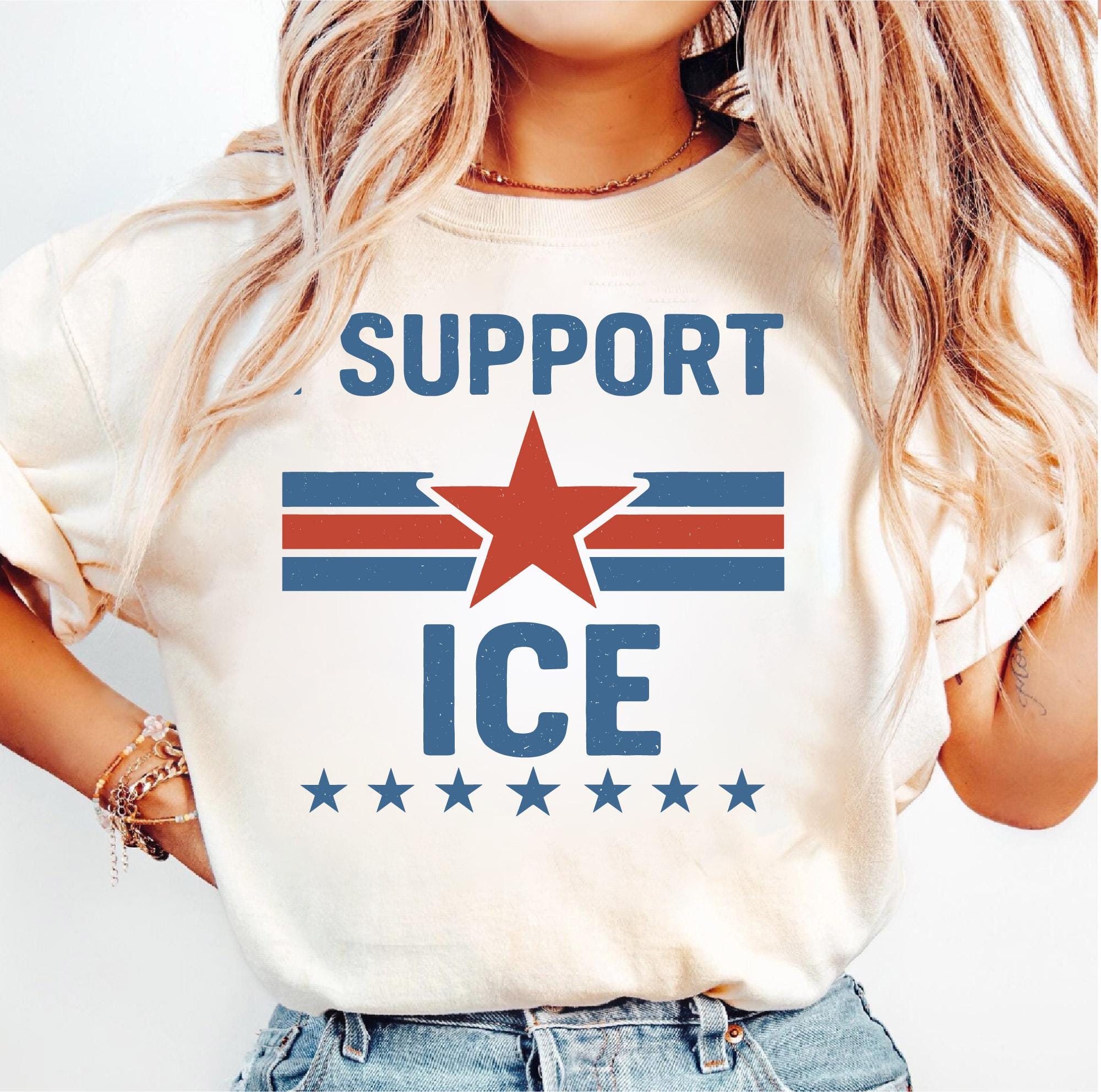 I Support ICE Vintage Design – SVG PNG Files (digital Download) - Etsy