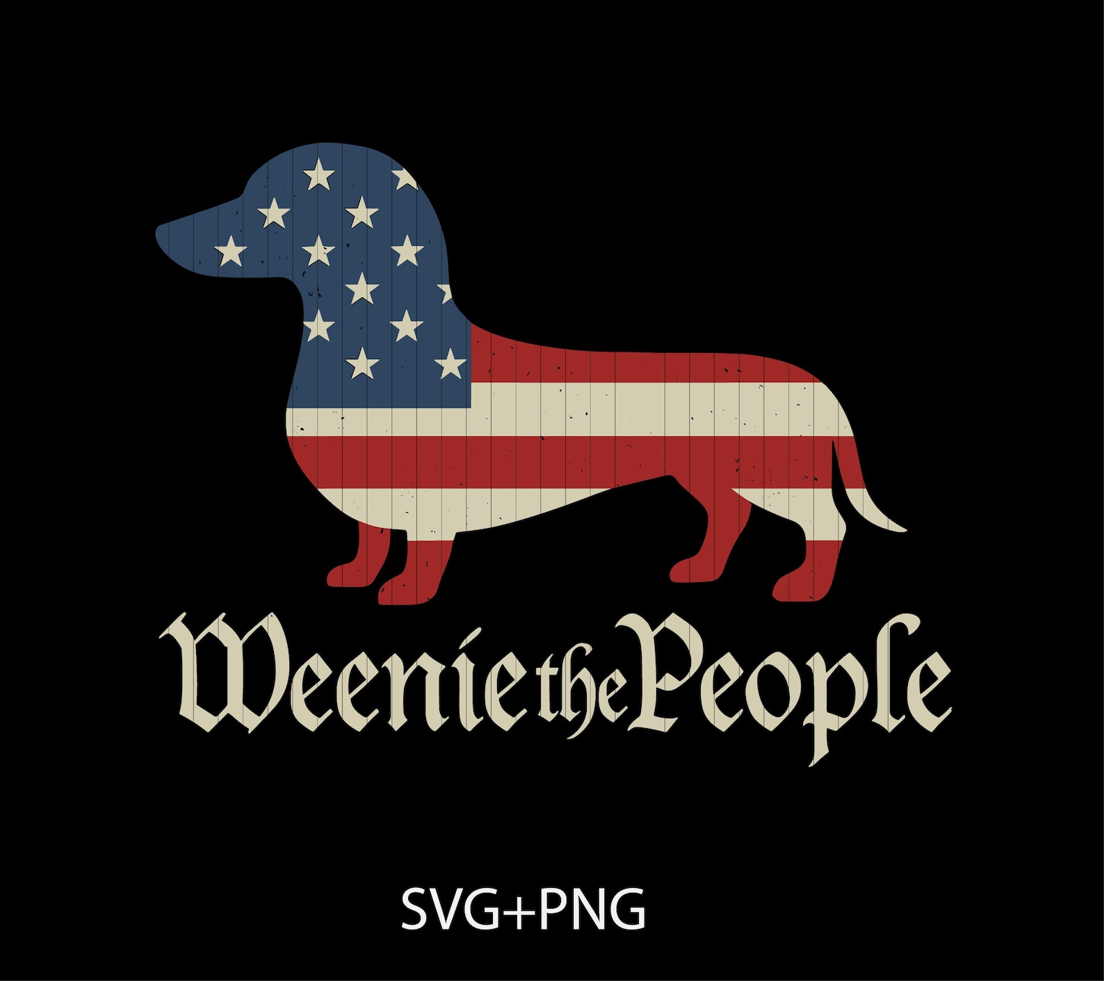 American 4th of July SVG PNG, Dachshund Lover Svg, Weenie the People ...