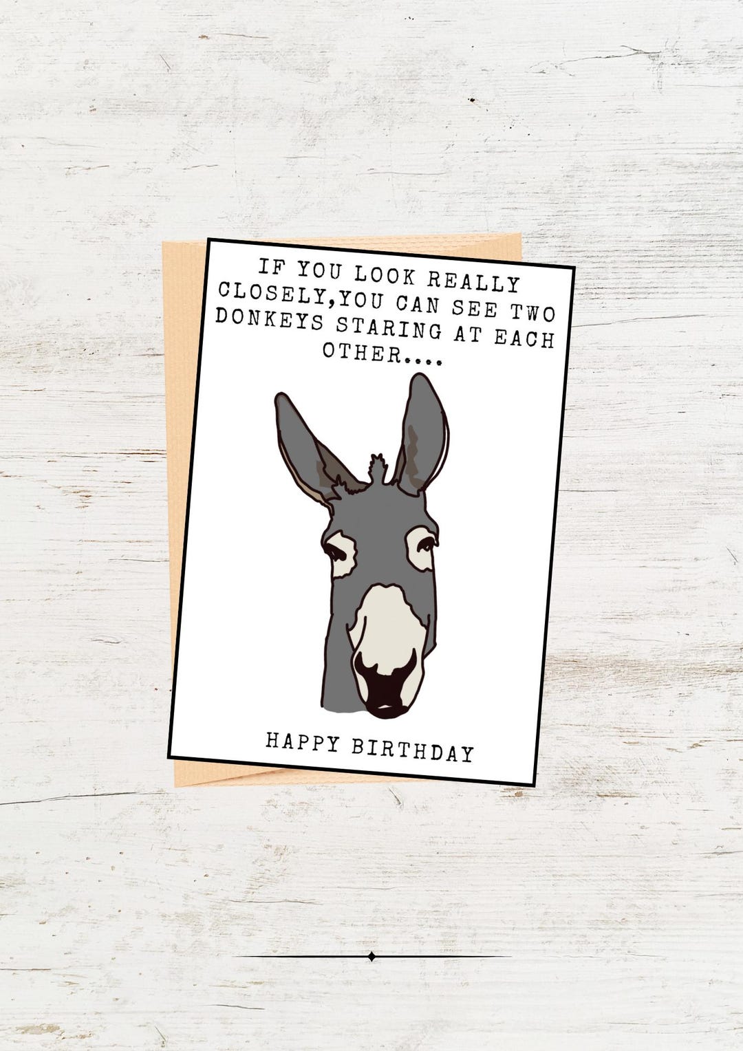 Funny Animal Birthday Card - Digital Download - Etsy