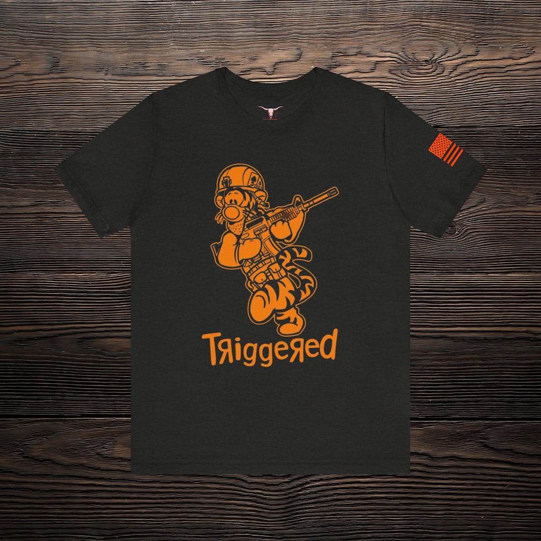Military Style Triggered Tigger T Shirt - Etsy