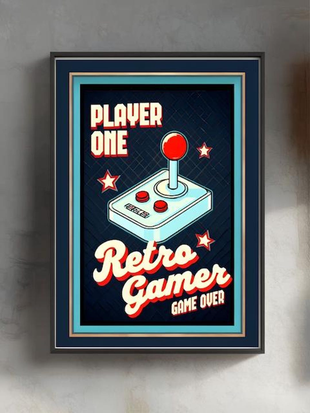 Retro Gamer Game Over Digital Download, Gamer Wall Art, Instant ...