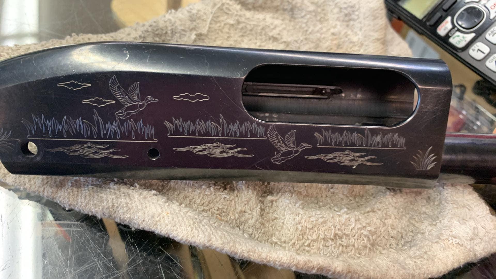 Remington 870 Duck Hunting Theme Lightburn, SVG, DXF, Ai, Laser ...