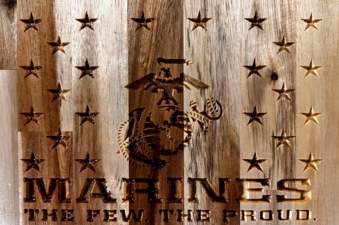 Marine Corps Plaque - Etsy