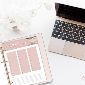 Checklist - Printable Boho - Digital Download - Organizer - Planner ...