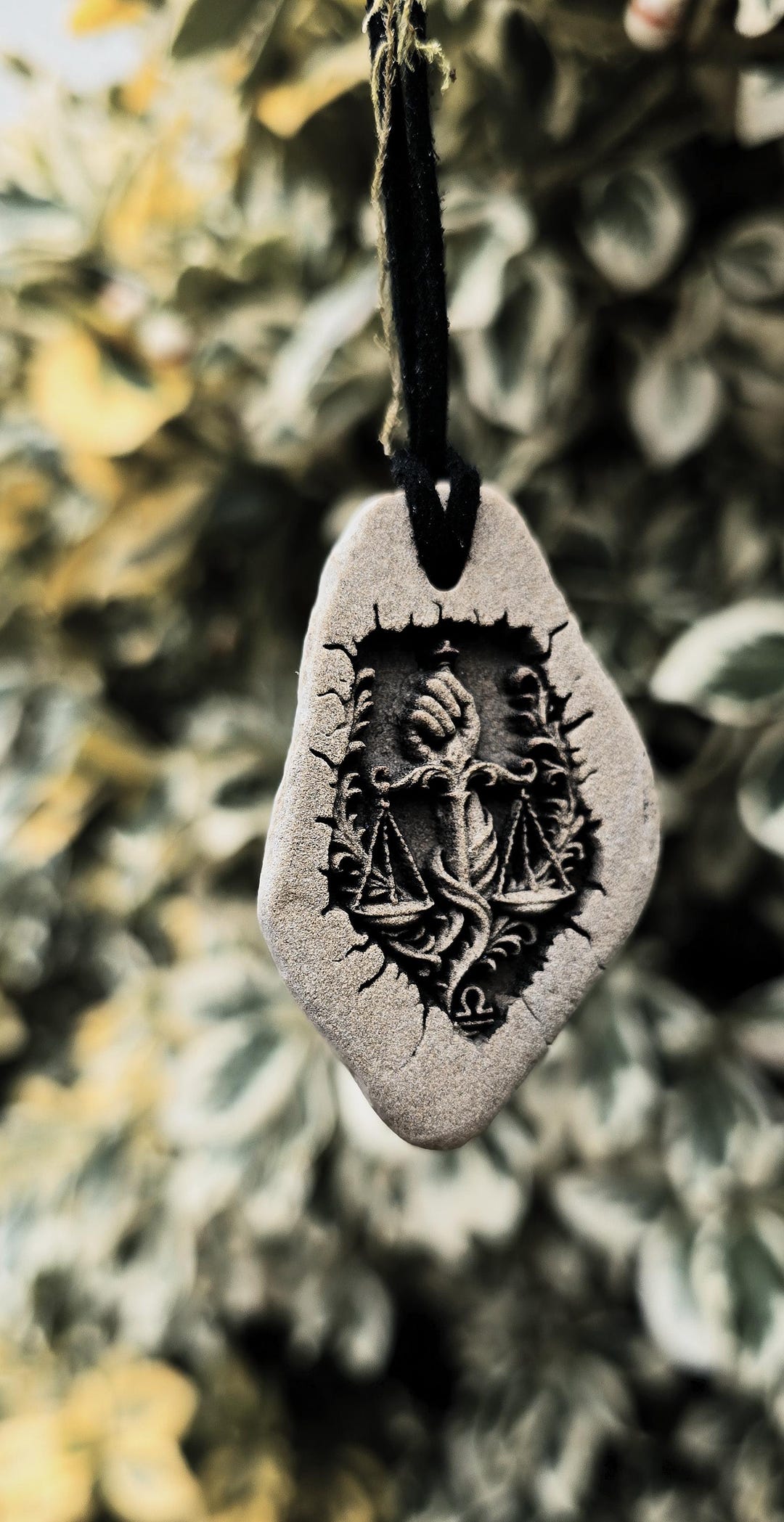 Libra Zodiac Pendant – Dual-sided Star Constellation &– Light-carved ...