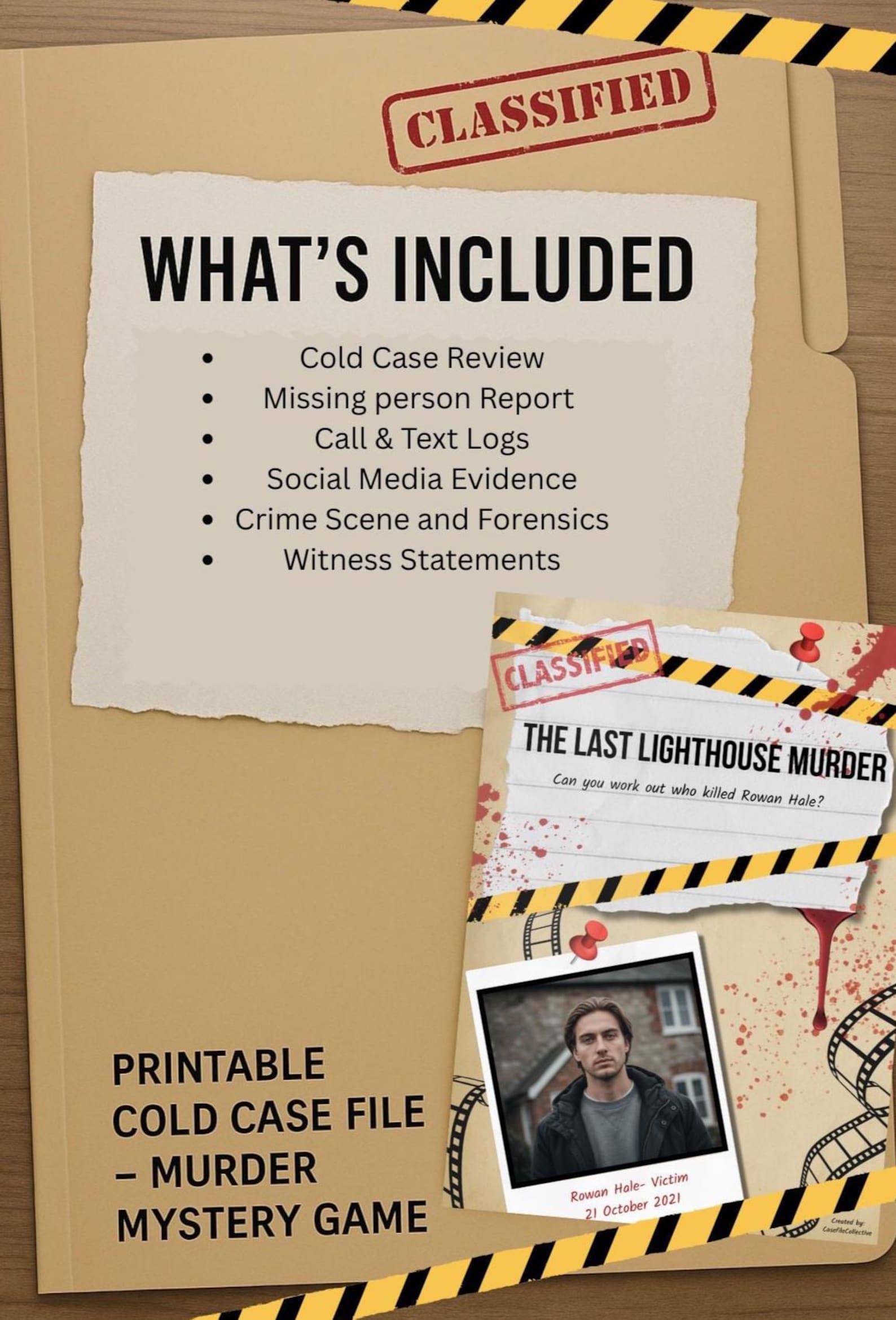 Murder Mystery Case File | Blackshore Lighthouse Investigation ...