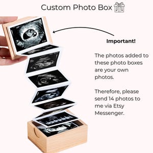 Custom Picture Pull Out Photo Box Personalized Gift Memory Photo ...