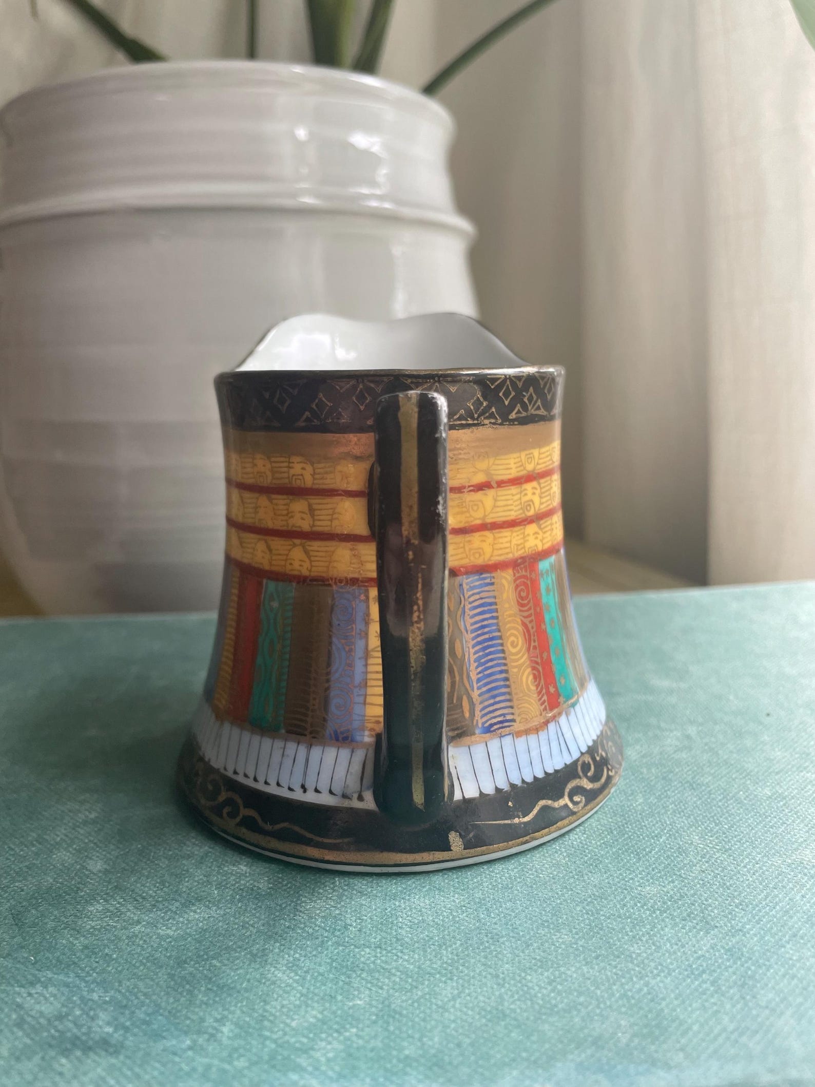 Vintage Japanese Thousand Faces Pitcher / Japanese Artistry / Tea ...