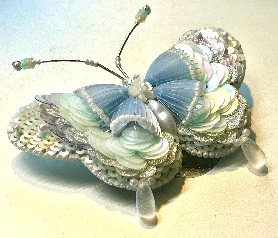 Handmade Butterfly Brooch - Etsy