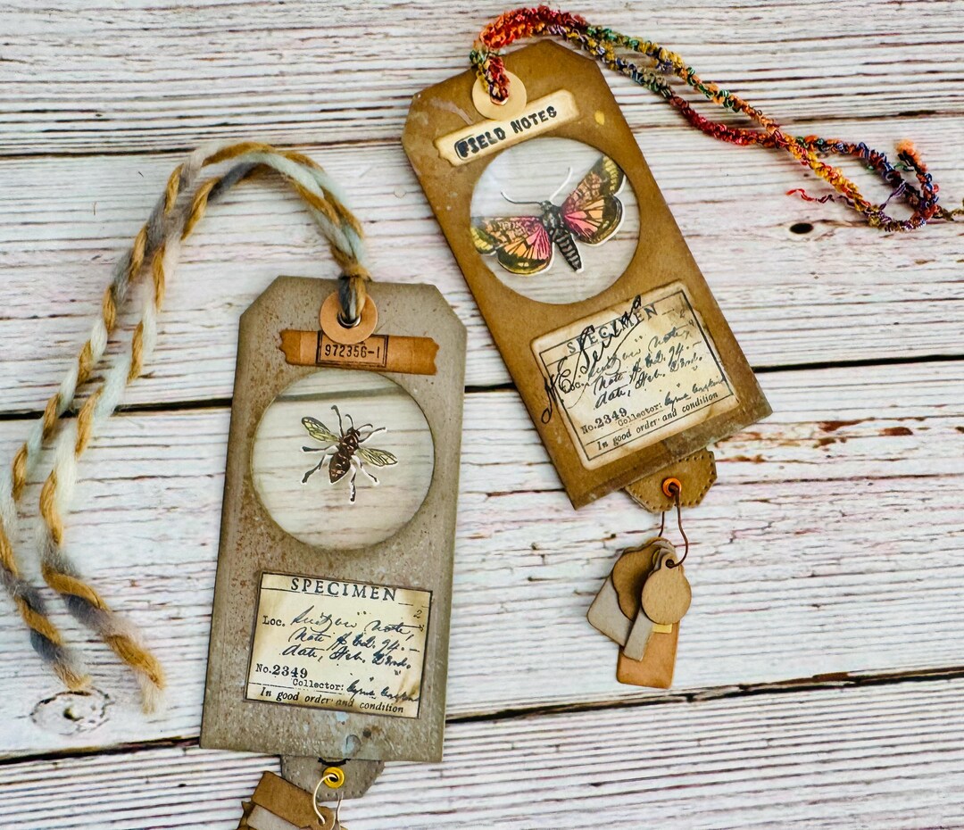 Specimen Tags for Junk Journals | Vintage Paper Embellishments and ...