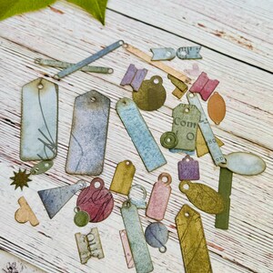 Junk Journal Kit, Scrapbooking Embellishment Kits, Specimen Slide ...