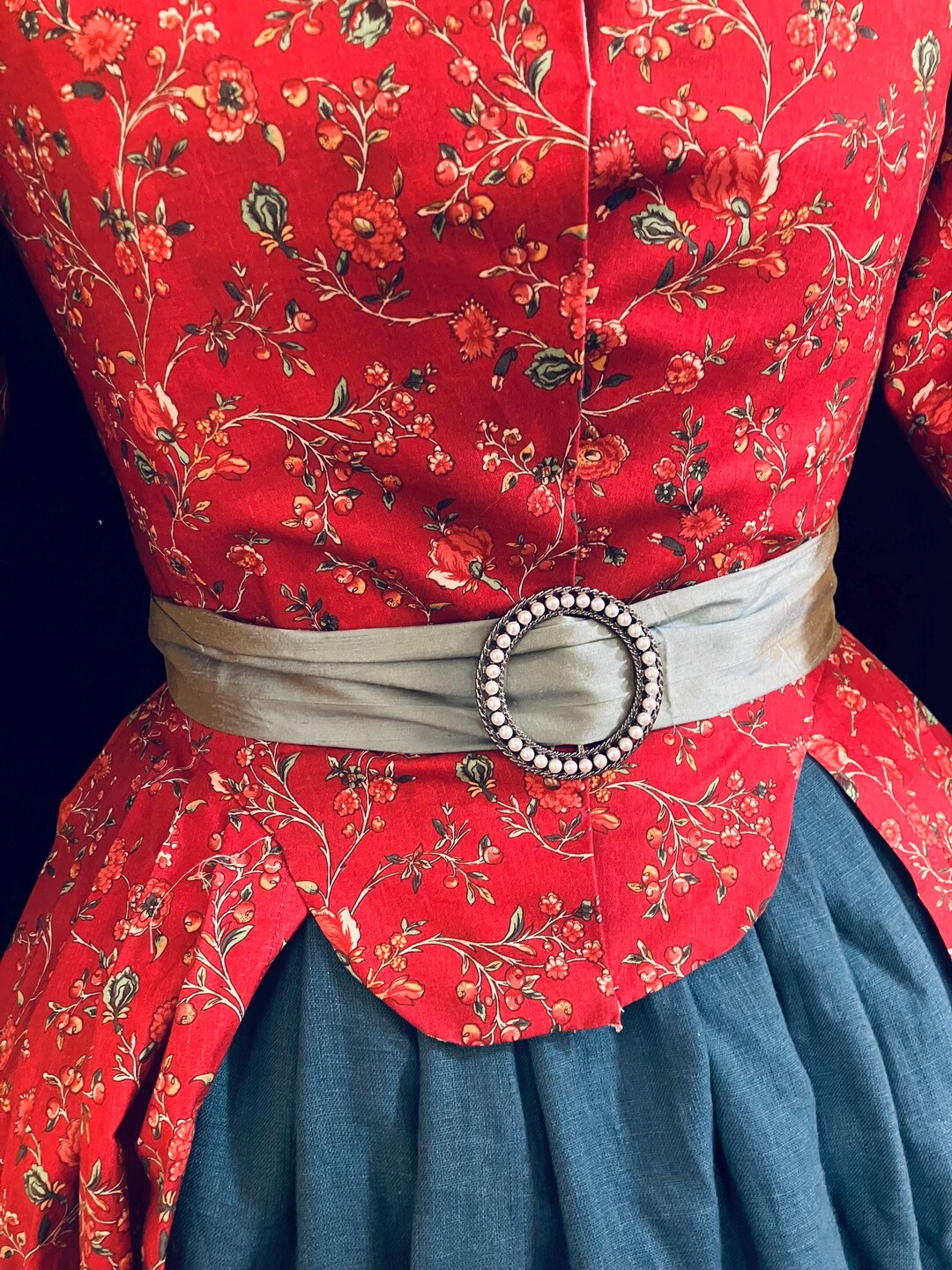 Silk Sash for a Fashionable Lady, 18th Century Accessory - Etsy