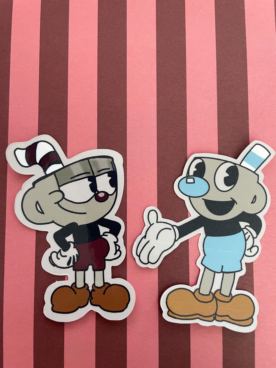 Cuphead Inspired Vinyl Sticker - Etsy