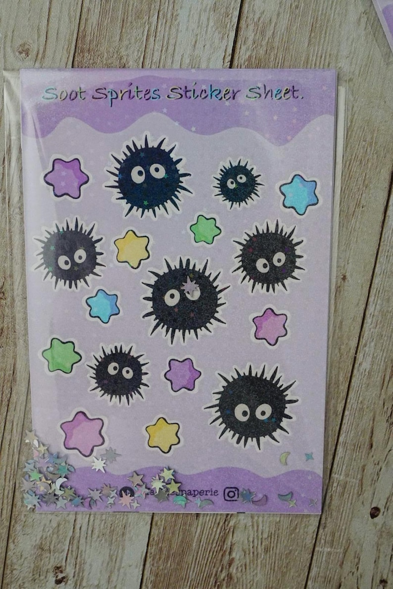 Soot Sprites Sticker Sheet - Etsy