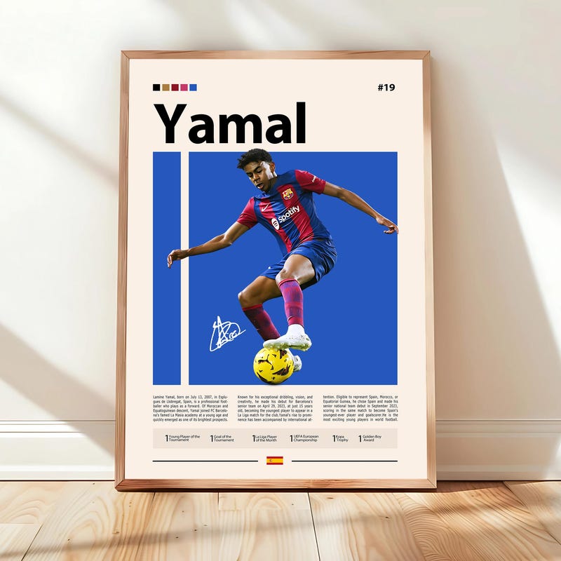 Lamine Yamal Poster - Etsy