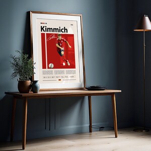 Joshua Kimmich Poster, Bayern Munich Poster, Soccer Gifts, Sports ...