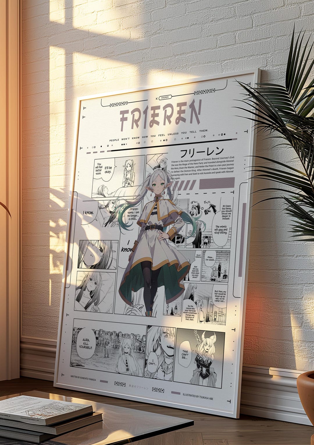 Frieren Manga Poster - Frieren Poster - Frieren Beyond Journey’s End ...