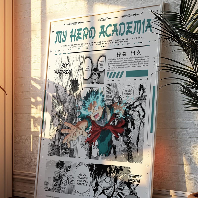 Mha Posters - Etsy