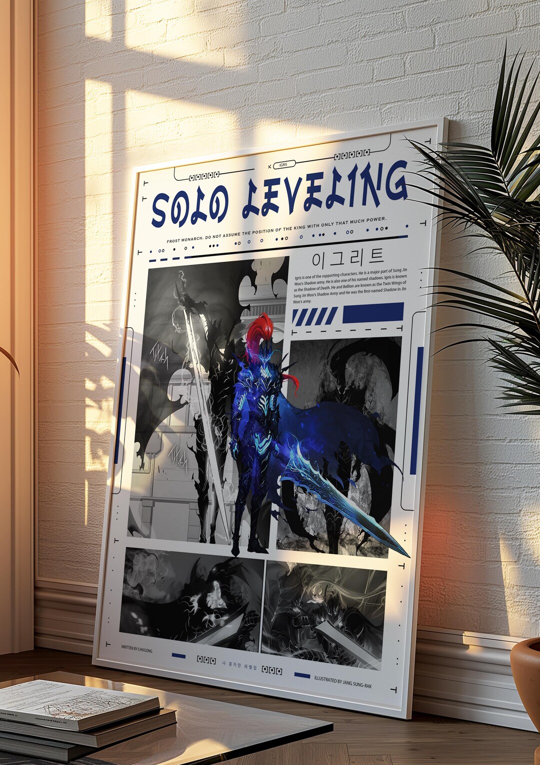 Solo Leveling Anime Poster - Igris Poster - Solo Leveling Igris Poster ...