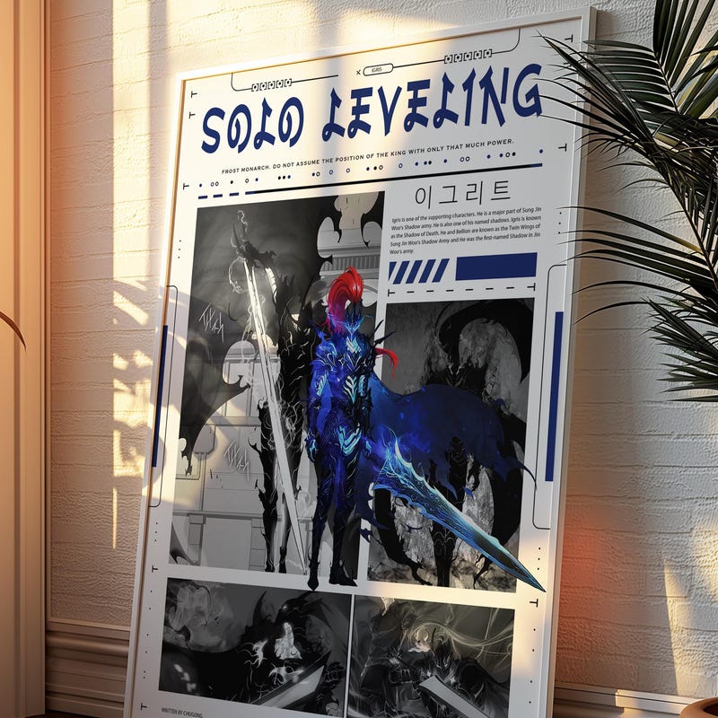 Solo Leveling Manga Panel - Etsy
