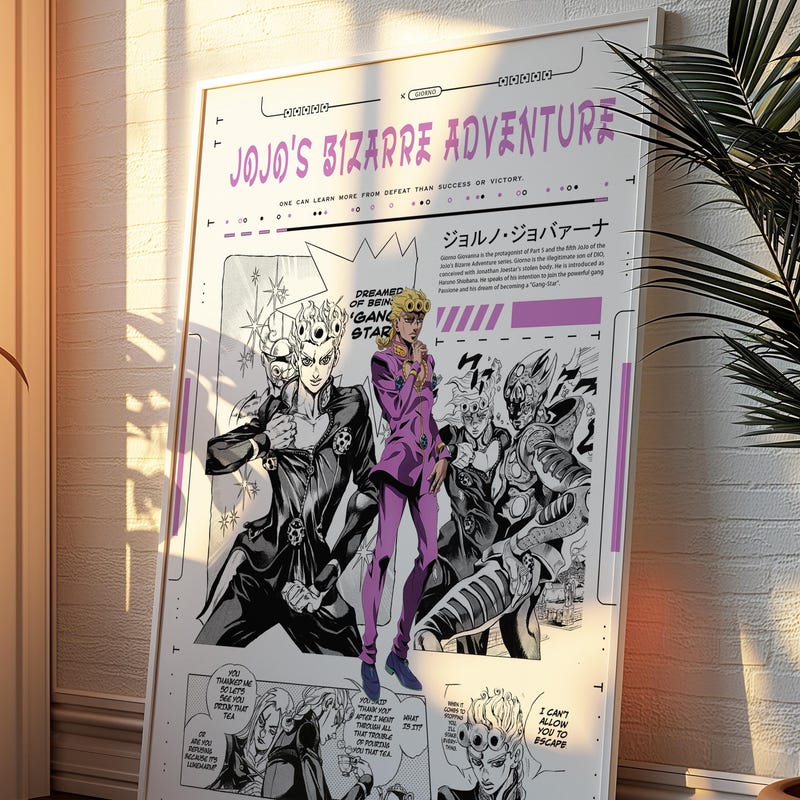 Jojo's Bizarre Adventure Panels - Etsy