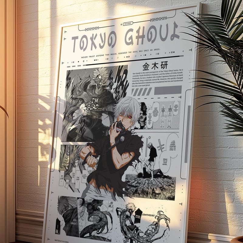 Kaneki Manga Panel - Etsy