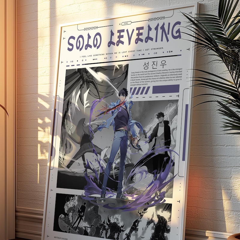 Solo Leveling Wall Poster - Etsy