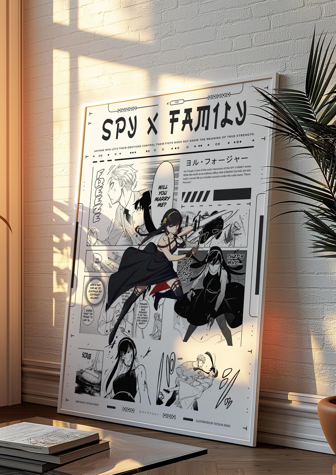 Spy X Family Anime Poster Yor Forger Poster Japanese Manga Poster Anime ...