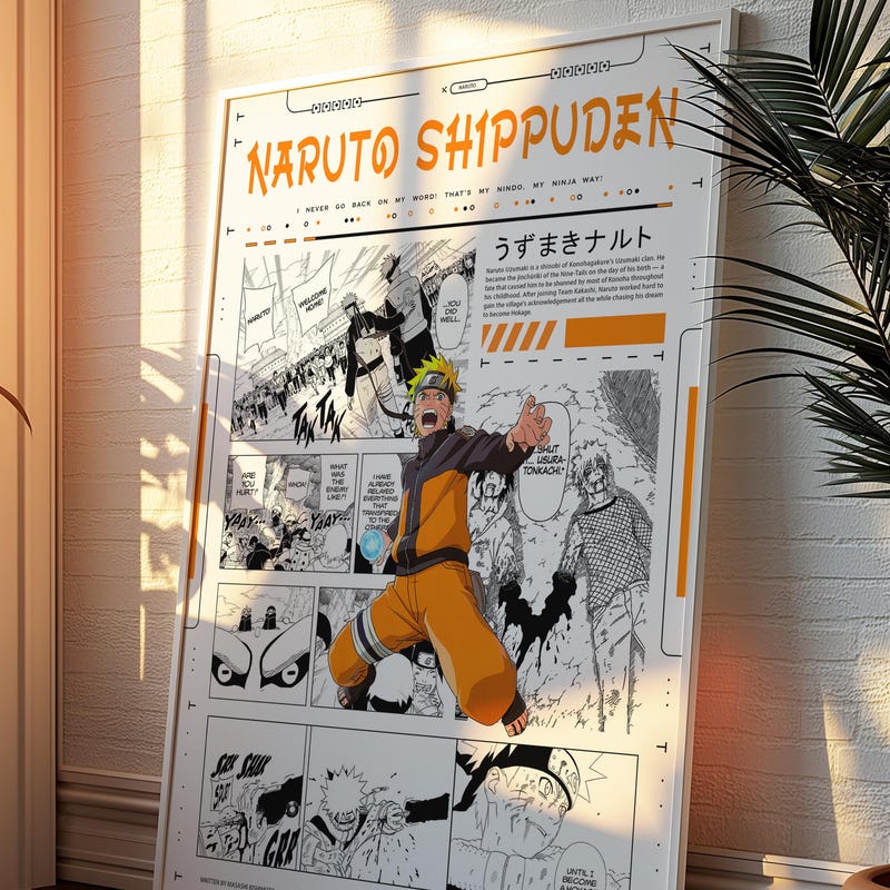 Naruto Manga Panels - Etsy