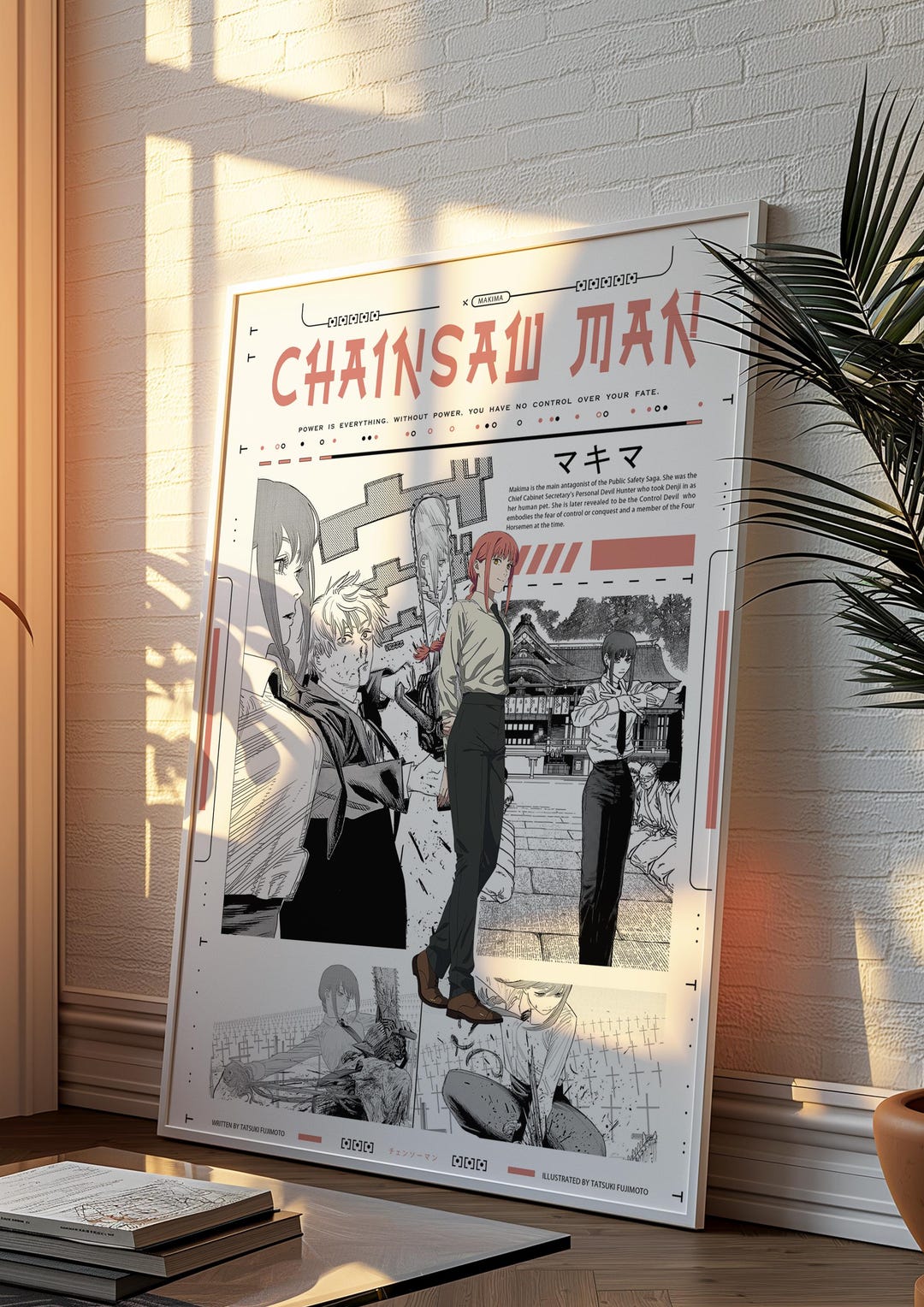 Chainsaw Man Anime Poster - Makima Poster - Curated Manga Panels ...