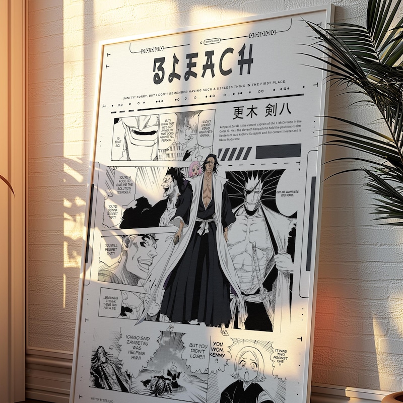 Bleach Manga Panels - Etsy