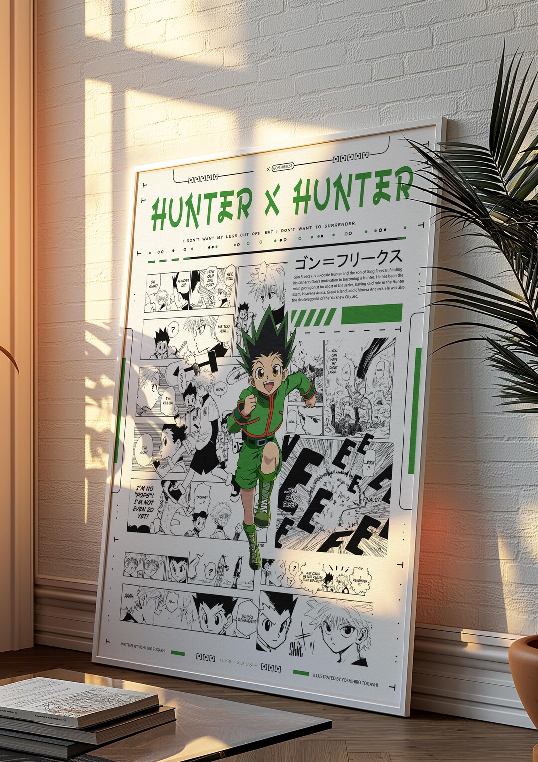 Hunter X Hunter Anime Poster - Hxh Gon Poster - Hunter X Hunter Poster ...