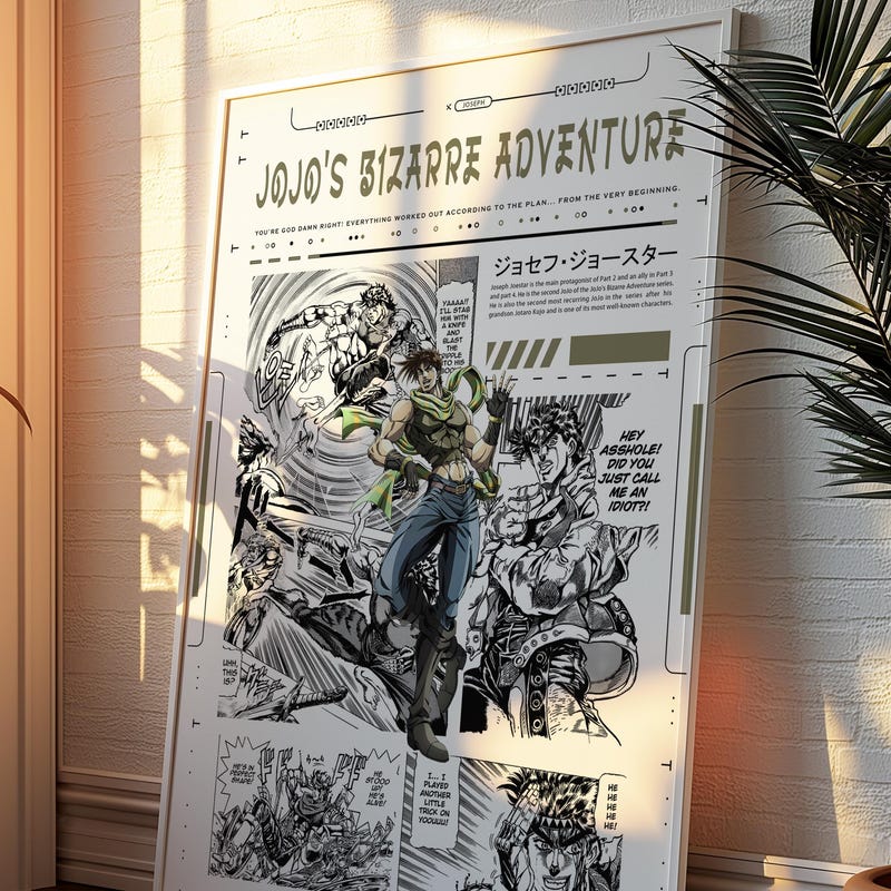 Jojo's Bizarre Adventure Panels - Etsy