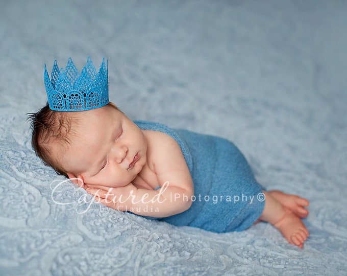 LITTLE PRINCE Newborn Lace Crown Photography Prop - Etsy