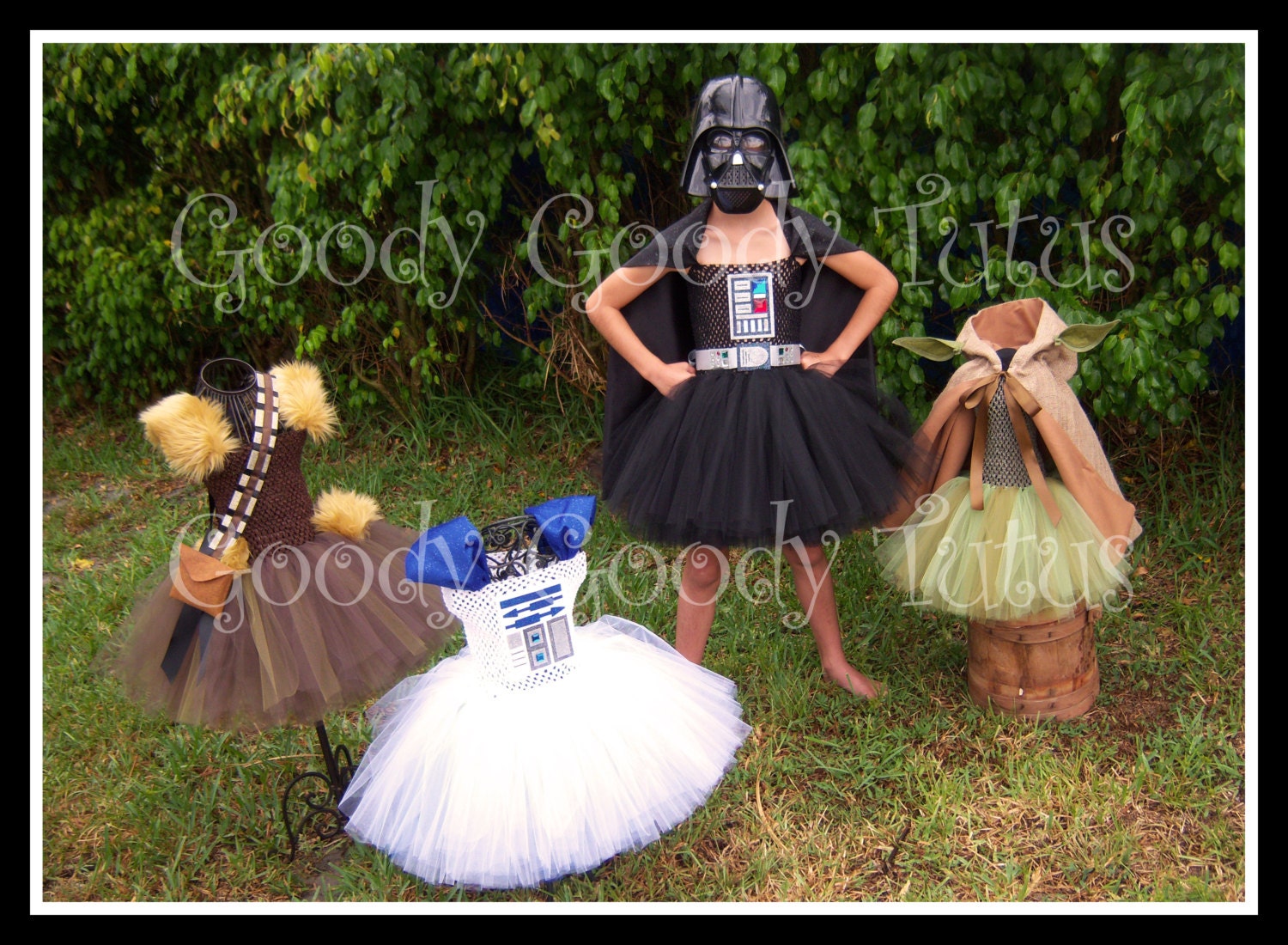 Cheweys Tutu Chewbacca Inspired Tutu Dress With Sash And Etsy