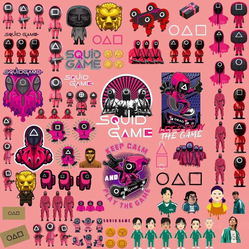 Squidgame Thanos - Etsy